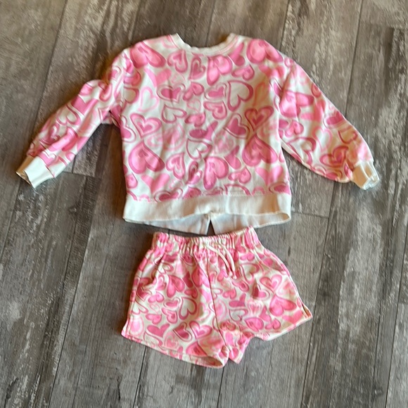 Zara | Matching Sets | Zara Pink And White Botanical Set | Poshmark